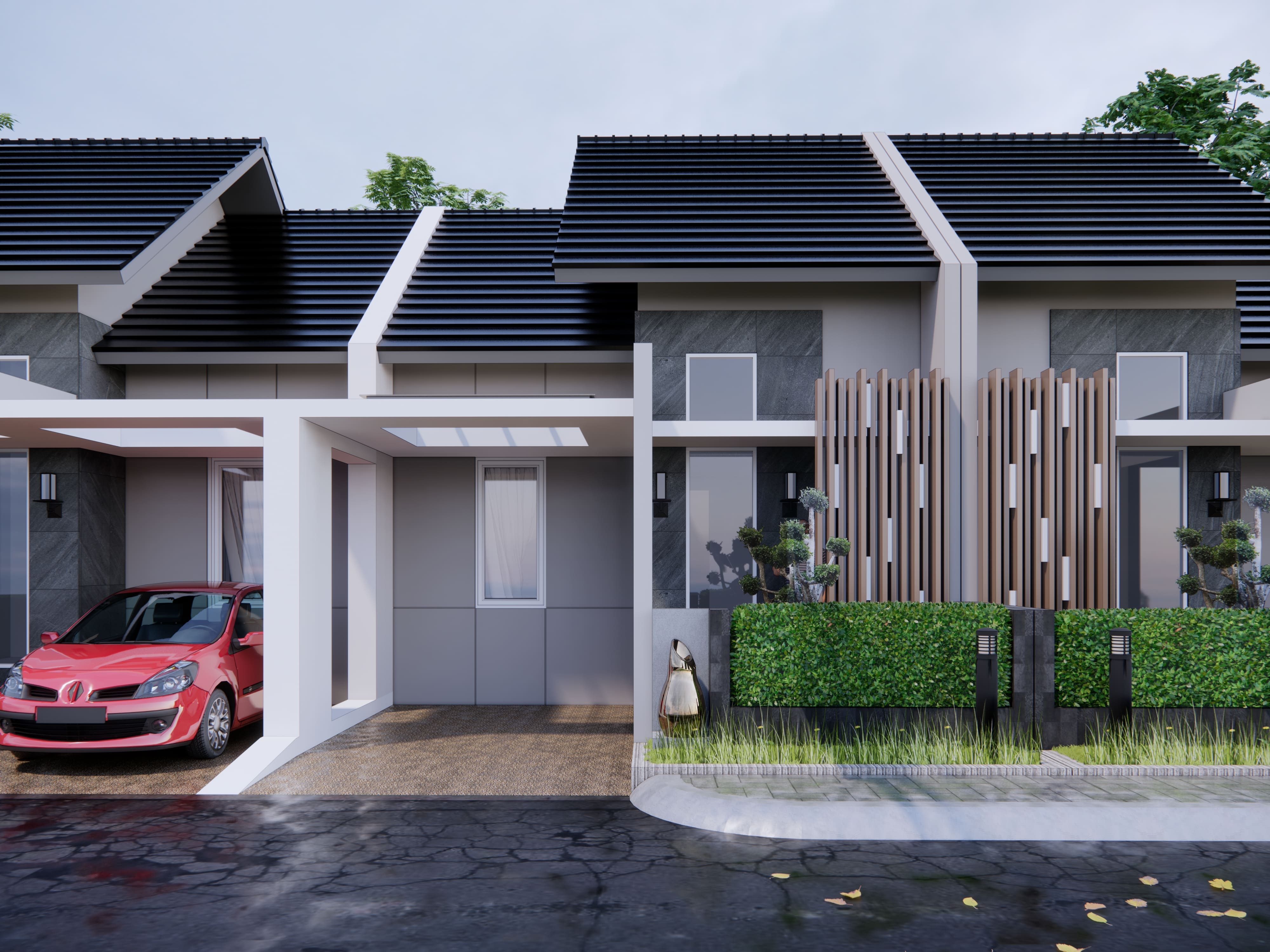 Modern Cluster House